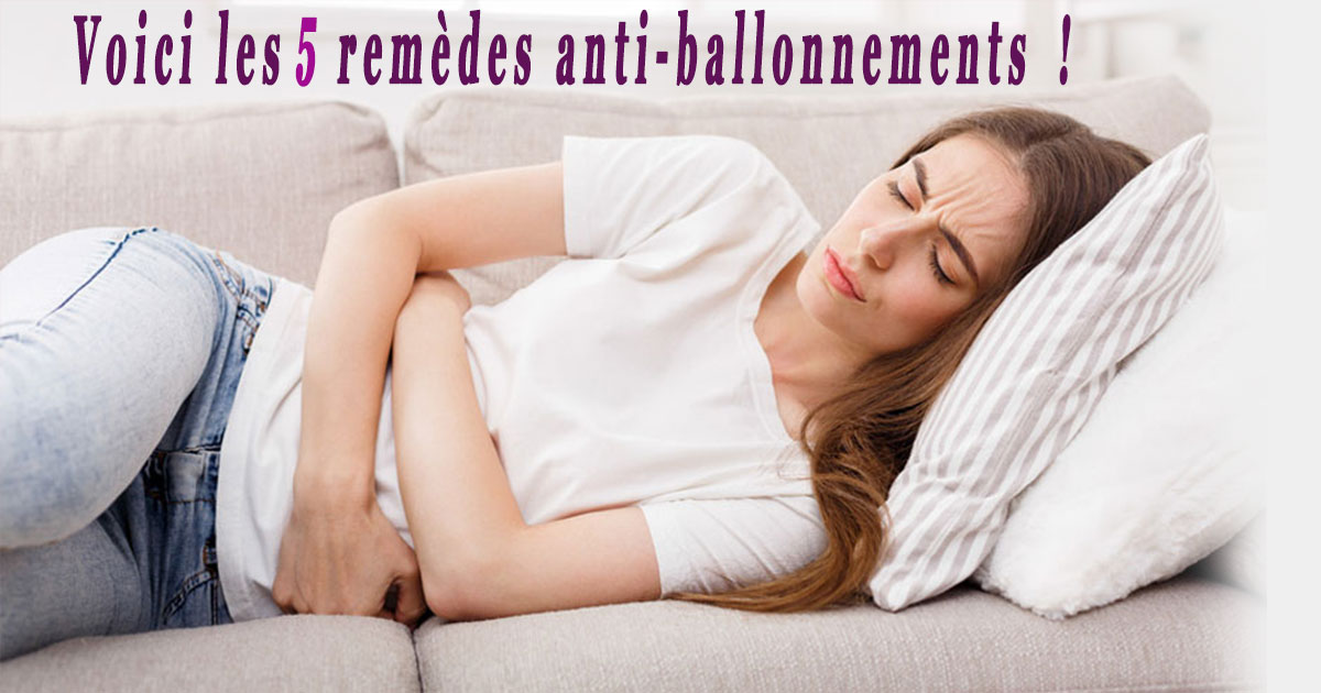 Voici les 5 remèdes anti-ballonnements