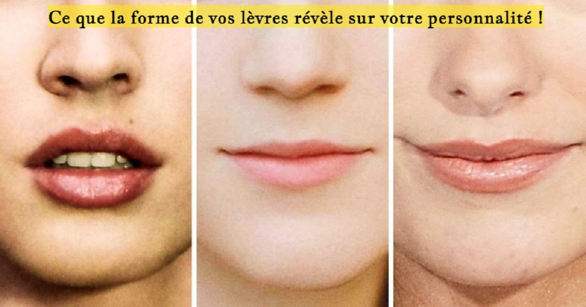 Ce que la forme de vos lèvres révèle sur votre personnalité
